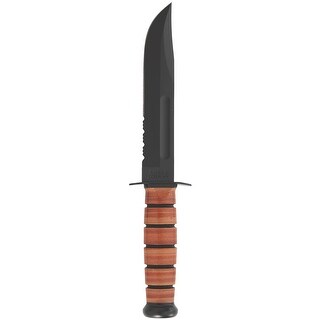 KA-BAR US Army 7" Clip Point Fixed Blade Knife w/ Sheath - Brown - Bed Bath & Beyond - 41974451